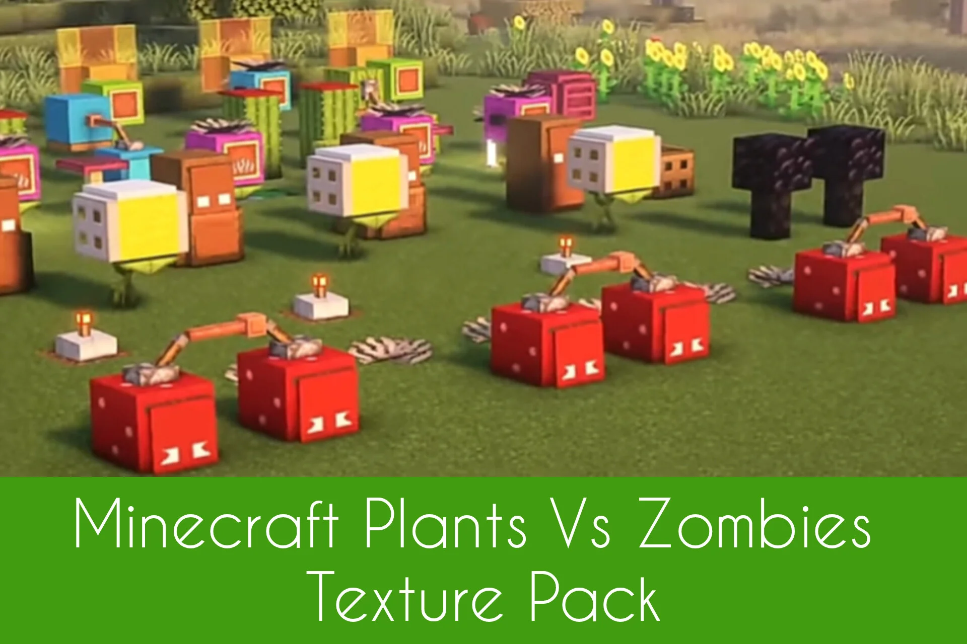 Minecraft Plants vs Zombies Texture Pack