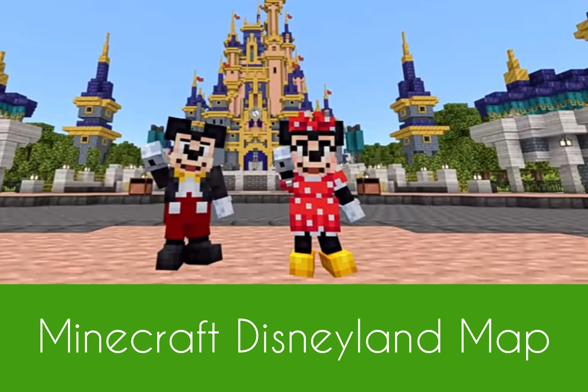 Minecraft Disneyland Map