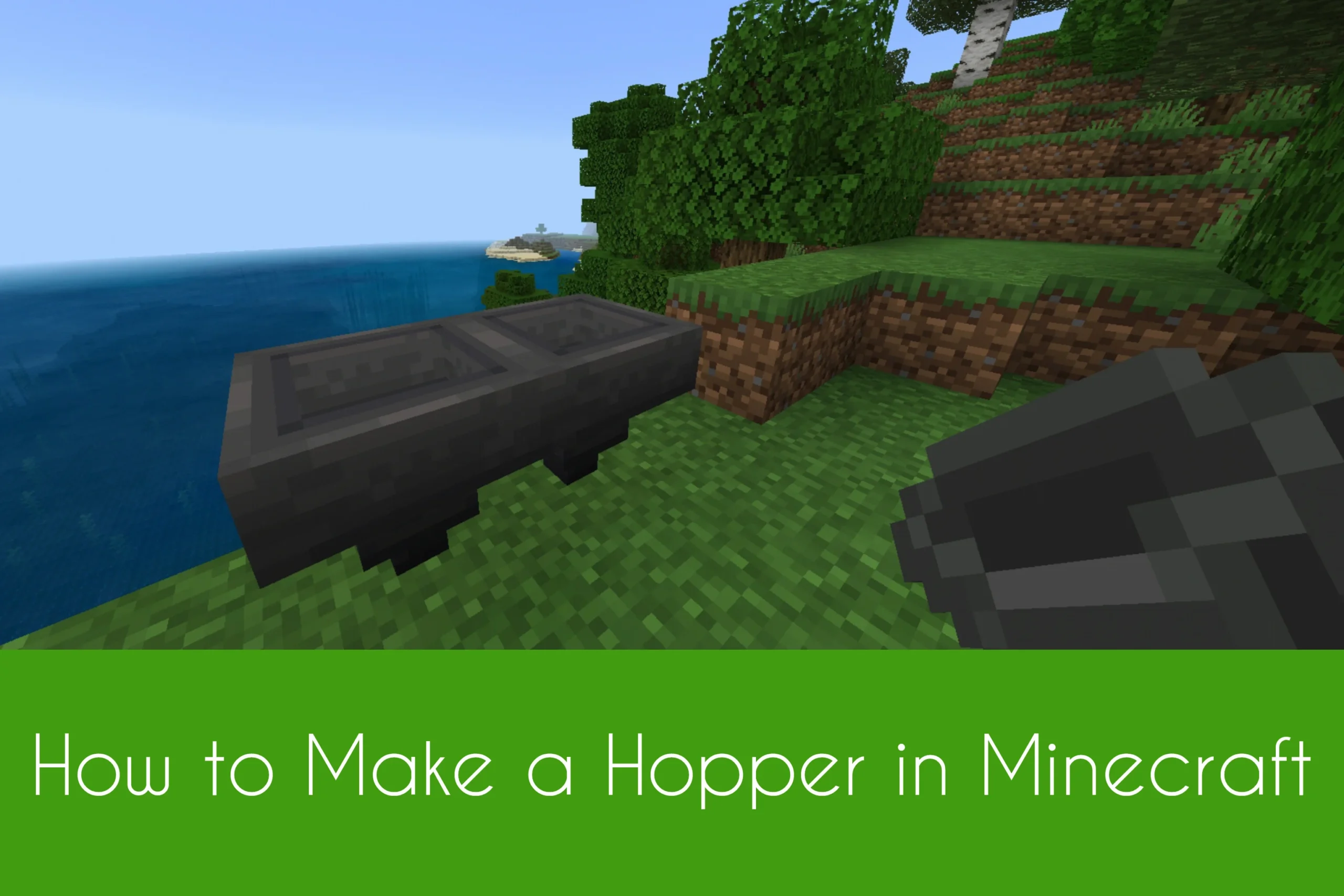 How To Make a Hopper in Minecraft