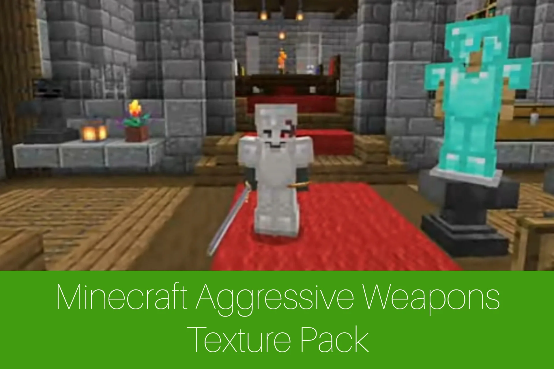 Minecraft Aggressive Weapons Texture Pack