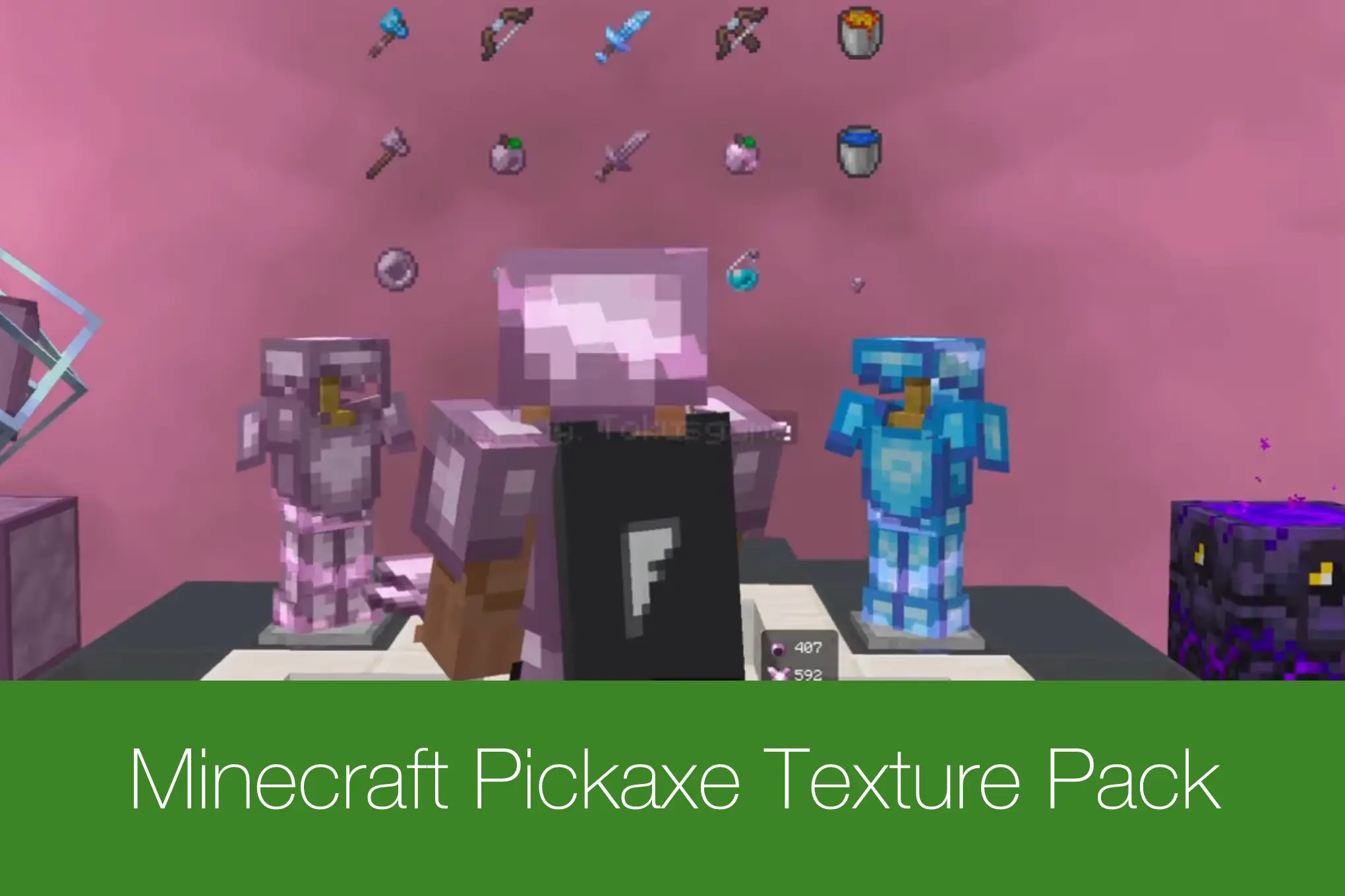 Minecraft Pickaxe Texture Pack